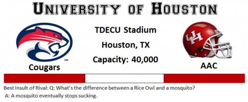 University of Houston - So Many Stadiums