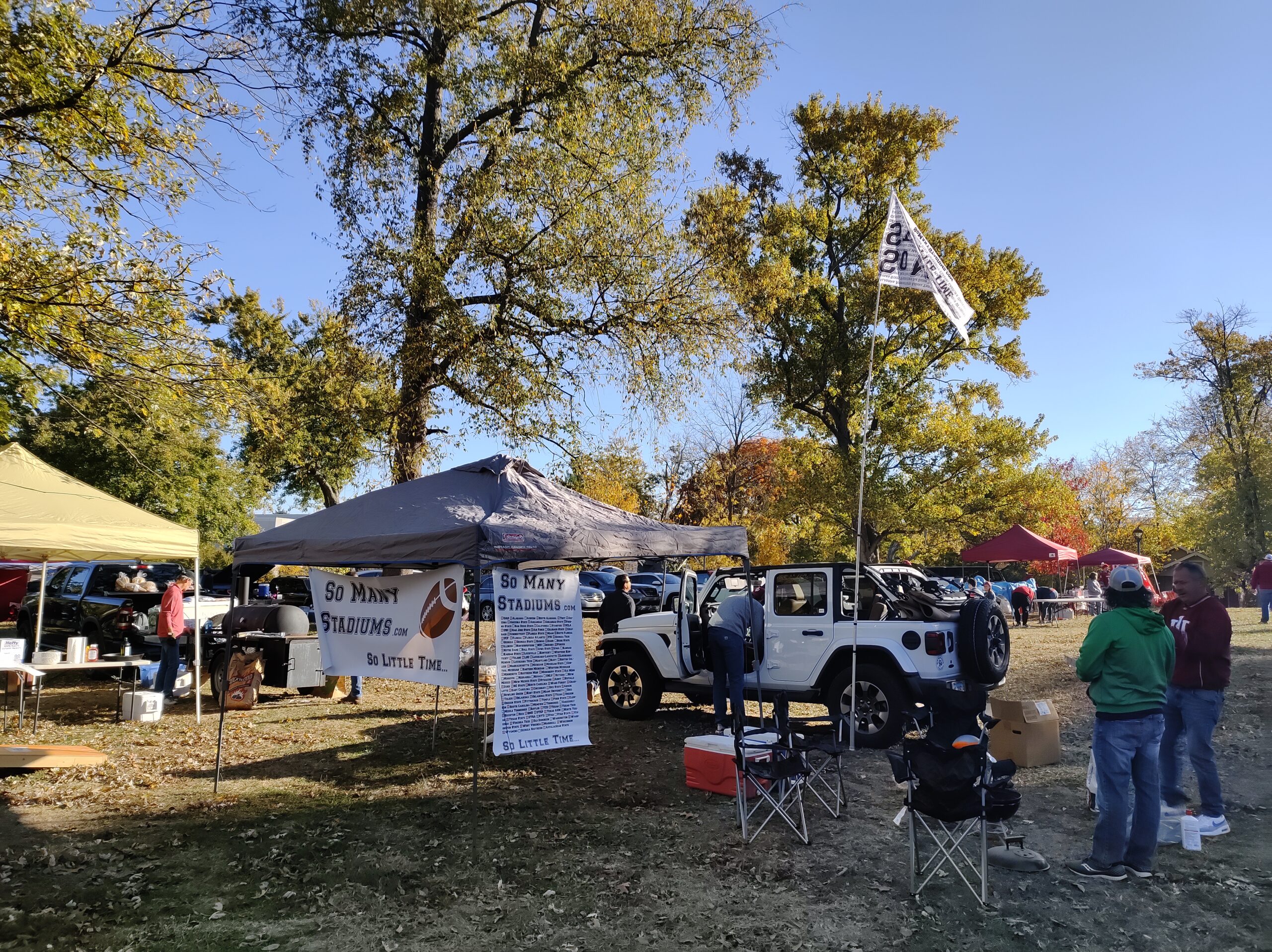 Being a Tailgate Guest - So Many Stadiums
